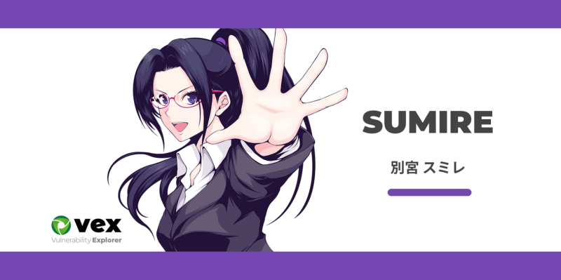 株式会社ユービーセキュアが開発・販売するWebアプリケーション脆弱性検査ツール「Vex」の公式キャラクター：別宮スミレ｜UBsecureのストーリー｜PR TIMES STORY